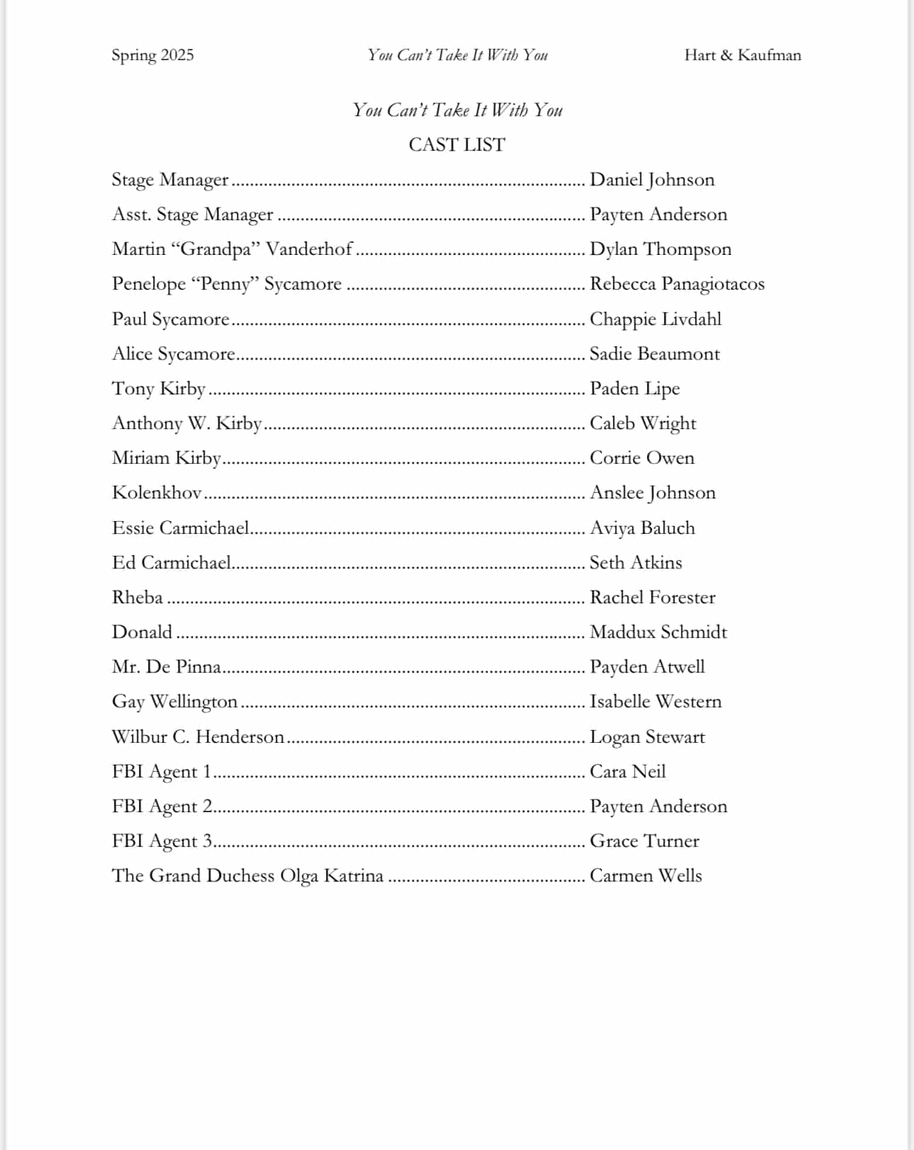 Role call: Meet the new cast of NGU’s upcoming play and learn about the ...